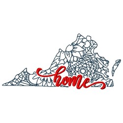 Virginia Embroidery Design | EmbroideryDesigns.com