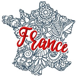 France Embroidery Design | EmbroideryDesigns.com