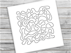 Quilting Stipple Embroidery Design | EmbroideryDesigns.com