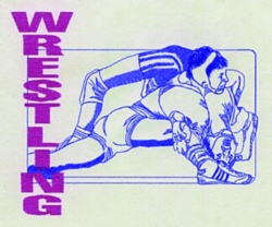 Wrestling Embroidery Design | EmbroideryDesigns.com