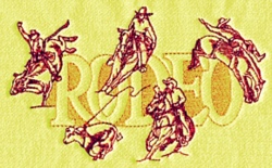 Rodeo Embroidery Design | EmbroideryDesigns.com
