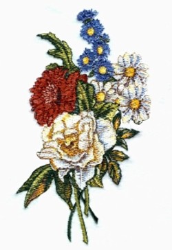 Fall Bouquet Embroidery Design | EmbroideryDesigns.com