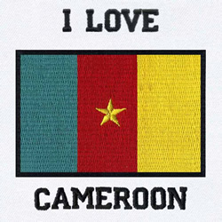 I love Cameroon Embroidery Design | EmbroideryDesigns.com