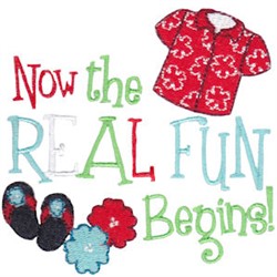 Real Fun Embroidery Design | EmbroideryDesigns.com