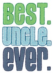 Best Uncle Embroidery Design | EmbroideryDesigns.com