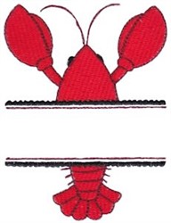 Crawfish Name Drop Embroidery Design | EmbroideryDesigns.com
