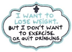 Exercise Fun Embroidery Design | EmbroideryDesigns.com