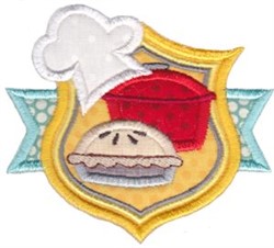 Badge It Cooking Applique Embroidery Design | EmbroideryDesigns.com