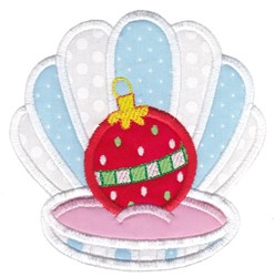 Xmas Oyster Embroidery Design | EmbroideryDesigns.com