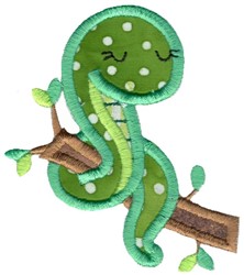 Applique Snake Embroidery Design | EmbroideryDesigns.com