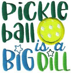 A Big Dill Embroidery Design | EmbroideryDesigns.com