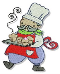 Nursery Rhyme Baker Embroidery Design | EmbroideryDesigns.com