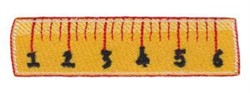 Ruler Embroidery Design | EmbroideryDesigns.com