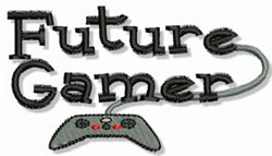 Future Gamer Embroidery Design | EmbroideryDesigns.com