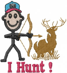 Archer Joe Embroidery Design | EmbroideryDesigns.com