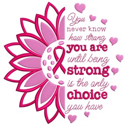 Breast Cancer Awareness Embroidery Design | EmbroideryDesigns.com