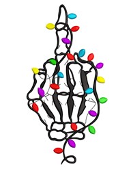 Christmas Skeleton Hand Embroidery Design | EmbroideryDesigns.com