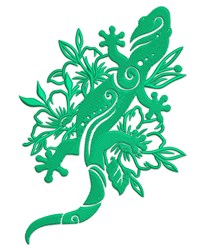Lizard Embroidery Design | EmbroideryDesigns.com