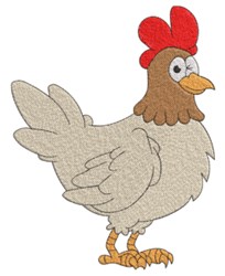 Chicken Embroidery Design | EmbroideryDesigns.com