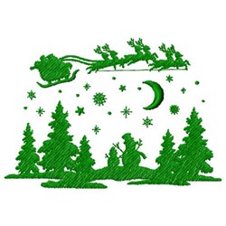 Enchanted Night Embroidery Design | EmbroideryDesigns.com