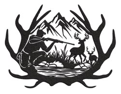 Hunter Embroidery Design | EmbroideryDesigns.com