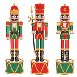Nutcrackers Embroidery Design | EmbroideryDesigns.com