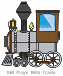 Train Embroidery Design | EmbroideryDesigns.com