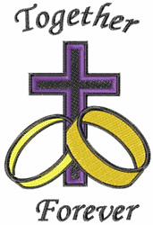 Marriage Bands Embroidery Design | EmbroideryDesigns.com