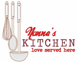 Nonnas Kitchen Embroidery Design | EmbroideryDesigns.com