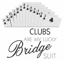 Clubs Embroidery Design | EmbroideryDesigns.com