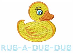 Rub A Dub Dub Embroidery Design | EmbroideryDesigns.com