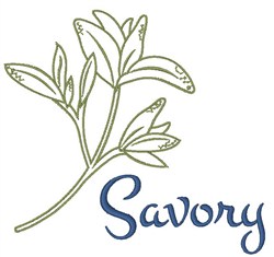 Savory Sage Embroidery Design | EmbroideryDesigns.com