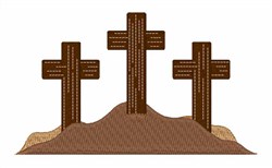 Three Crosses Embroidery Design | EmbroideryDesigns.com