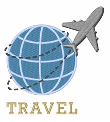 Travel Embroidery Design | EmbroideryDesigns.com
