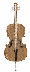 Cello Embroidery Design | EmbroideryDesigns.com