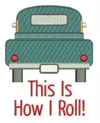 How I Roll Embroidery Design | EmbroideryDesigns.com
