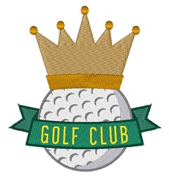 Golf Club Embroidery Design | EmbroideryDesigns.com