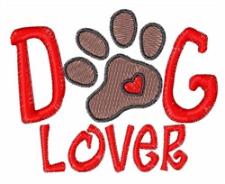 Dog Lover Embroidery Design | EmbroideryDesigns.com