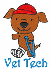 Vet Tech Embroidery Design | EmbroideryDesigns.com
