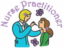 Nurse Practitioner Embroidery Design | EmbroideryDesigns.com