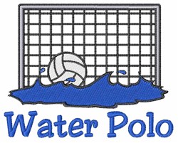 Water Polo Embroidery Design | EmbroideryDesigns.com