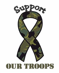 Support Our Troops Embroidery Design | EmbroideryDesigns.com