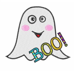Boo Embroidery Design | EmbroideryDesigns.com