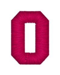 .50 Block Letter O Embroidery Design | EmbroideryDesigns.com