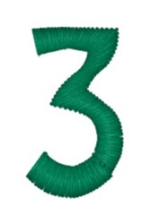 Number 3 Embroidery Design | EmbroideryDesigns.com