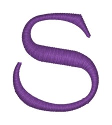Letter S Embroidery Design | EmbroideryDesigns.com