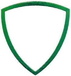Shield Outline Embroidery Design | EmbroideryDesigns.com