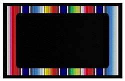 Serape Frame Embroidery Design | EmbroideryDesigns.com