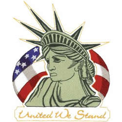 United We Stand Embroidery Design | EmbroideryDesigns.com