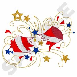 Firecracker Embroidery Design | EmbroideryDesigns.com